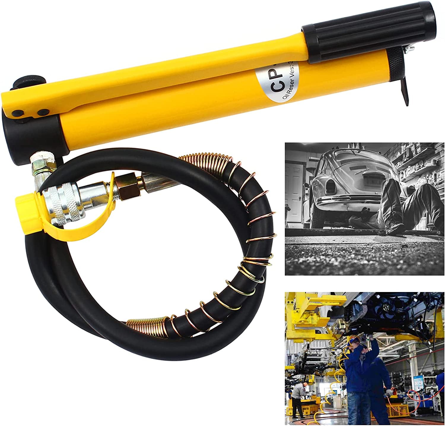 Miumaeov 10T Low Profile Hydraulic Jack Porta Power Kit,CP180 Manual ...