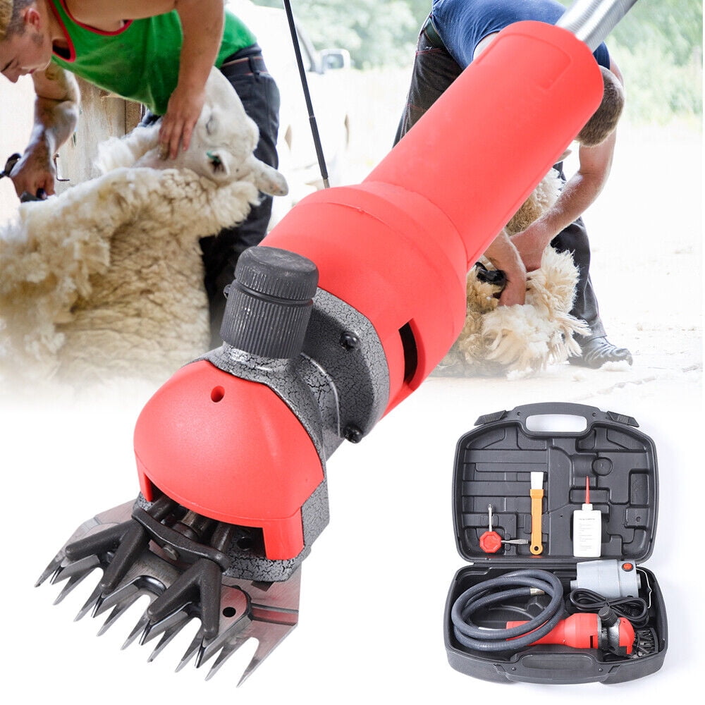 Miumaeov 110V 750W Electric Flexible Shaft Sheep Goat Shearing Machine Wool Clipper Shear ...