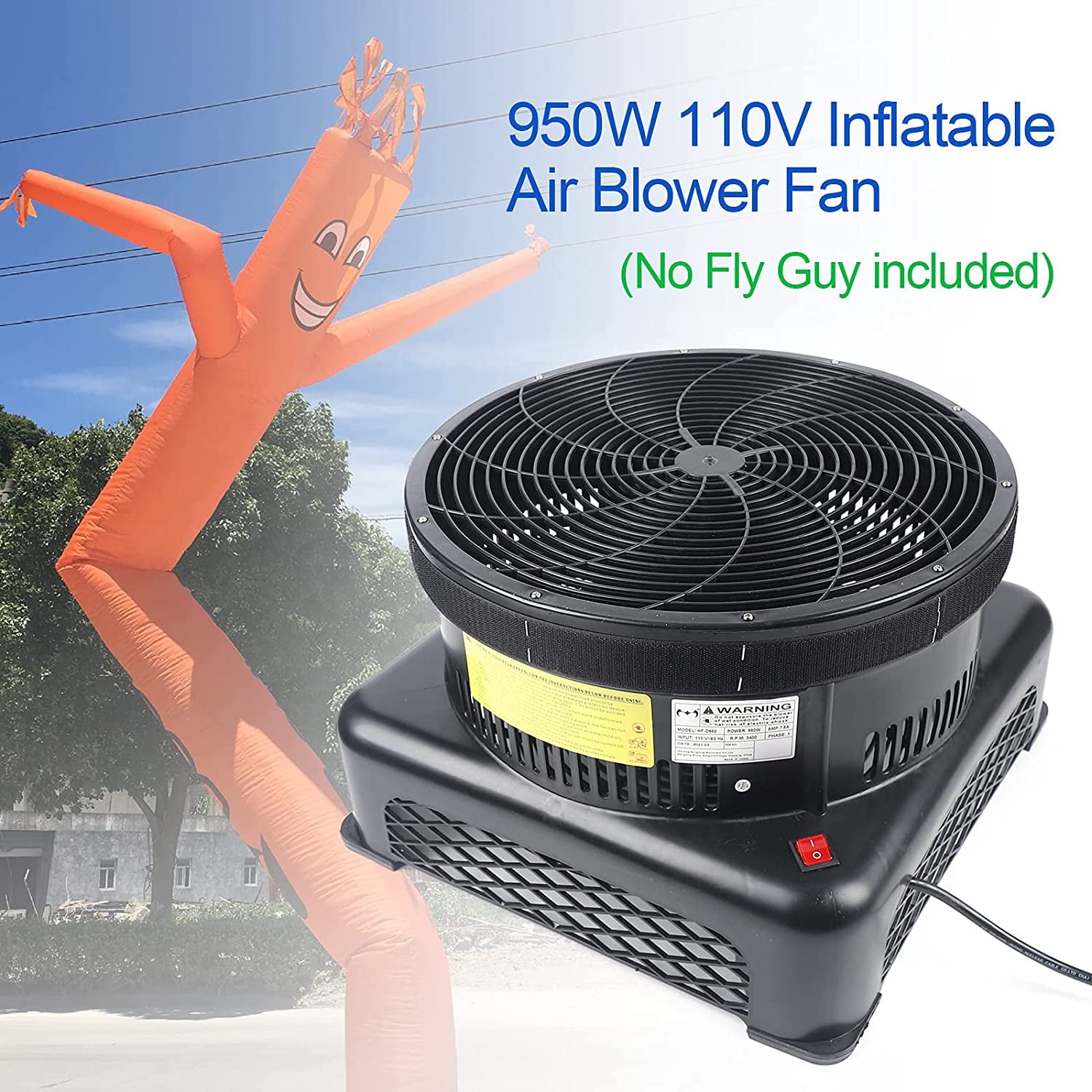 Miumaeov 110V Inflatable Air Blower, Vertical Advertisement Inflatable ...