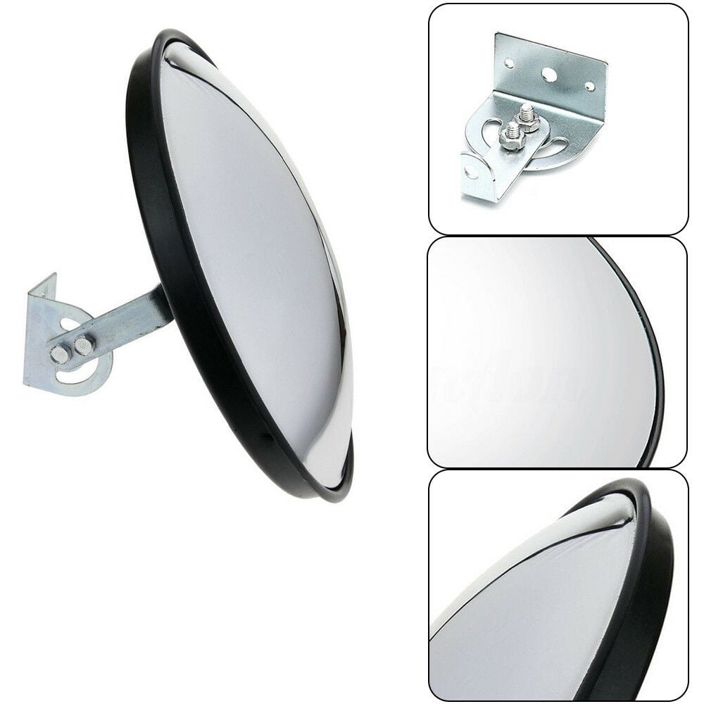 Miumaeov 12" Wide Angle Convex Mirror Adjustable Security Curved Convex ...