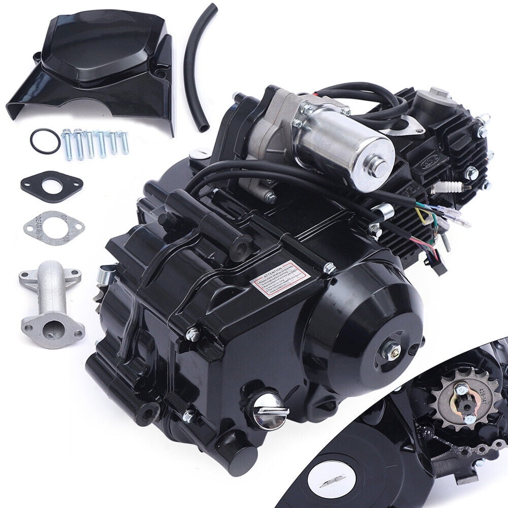 Miumaeov 125CC 4 Stroke ATV Engine Motor with Reverse For ATVs Go Karts ...