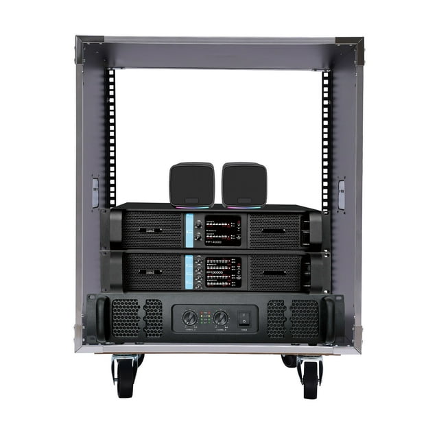 Miumaeov 12U Portable Rolling Network Rack, Server Shelf Electronics ...
