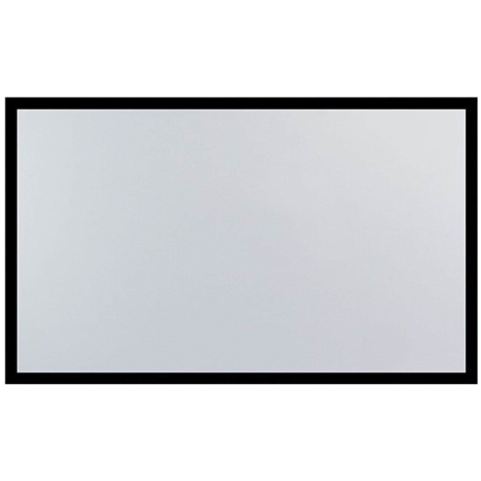 Miumaeov 130" Fixed Aluminum Frame Projector Screen White Glass Fiber ...