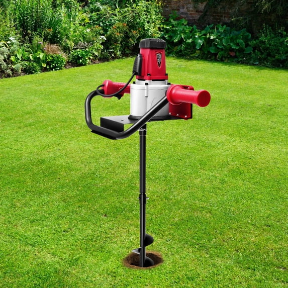 Miumaeov 1500W Post Hole Digger,192Rpm Electric Auger Digging Digger ...