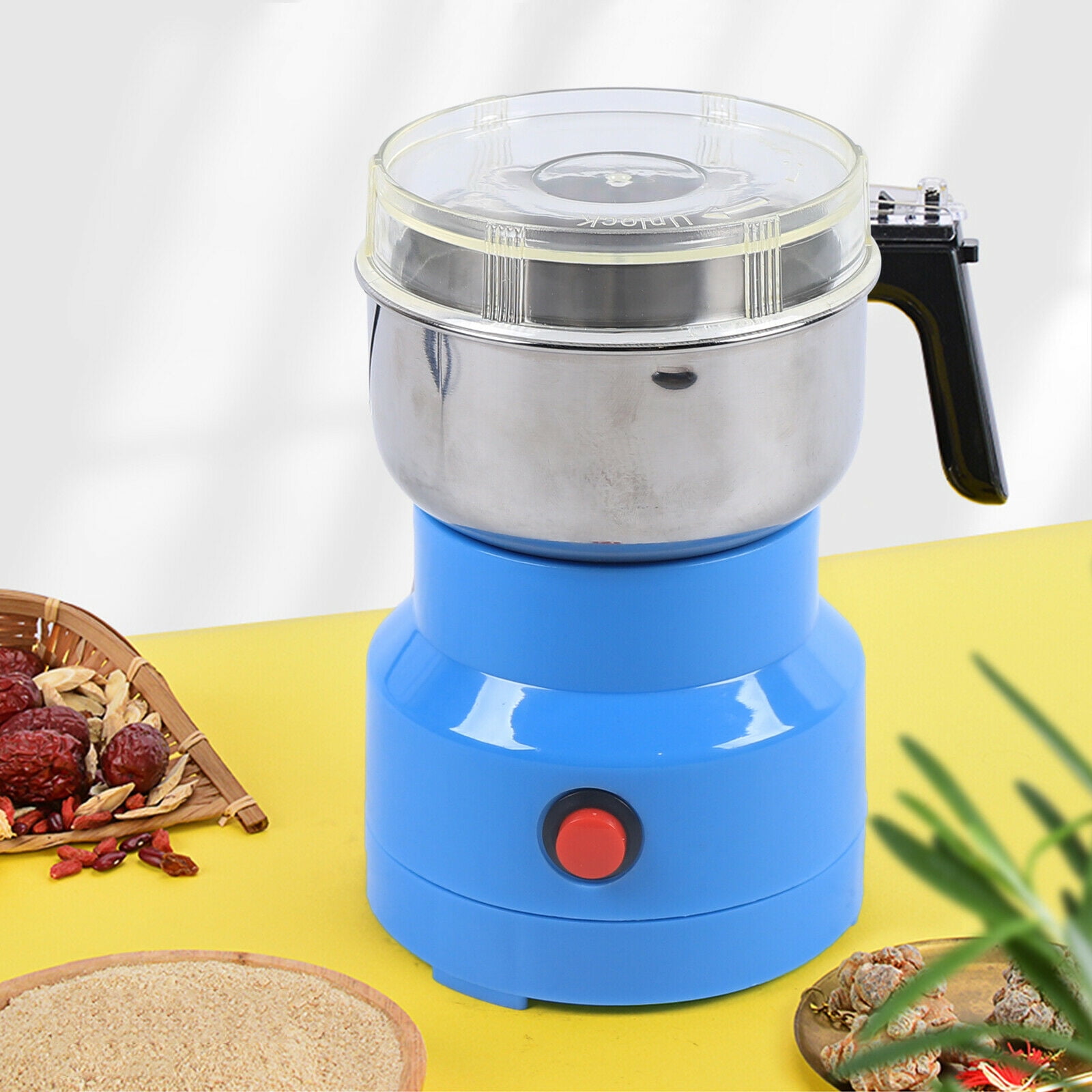 Miumaeov 150W Electric Grinder Crusher Mill Smash Machine For Spice ...