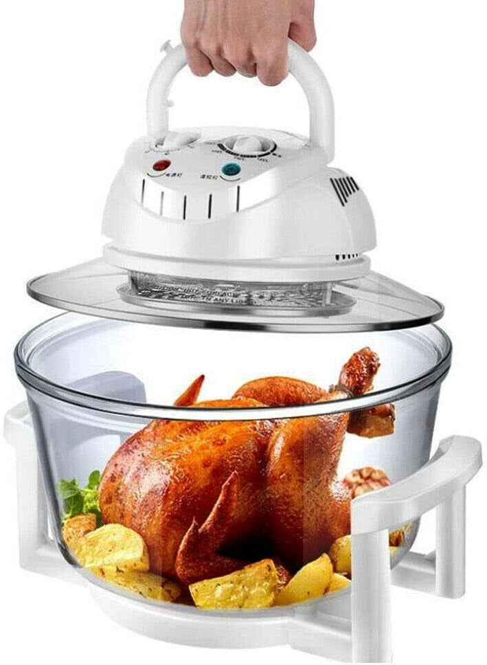 Miumaeov 17.96Qt Extra Large Glass Air Fryer Oven 4 in 1 Cooker with ...