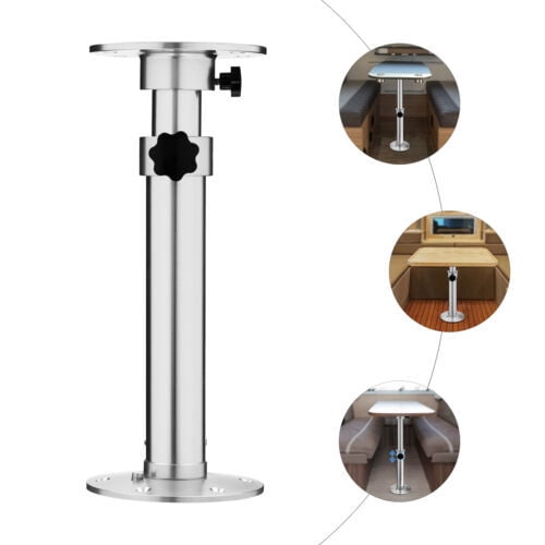 Miumaeov 18-27.5 in Height Adjustable Table Leg Aluminum Alloy Desk Leg ...