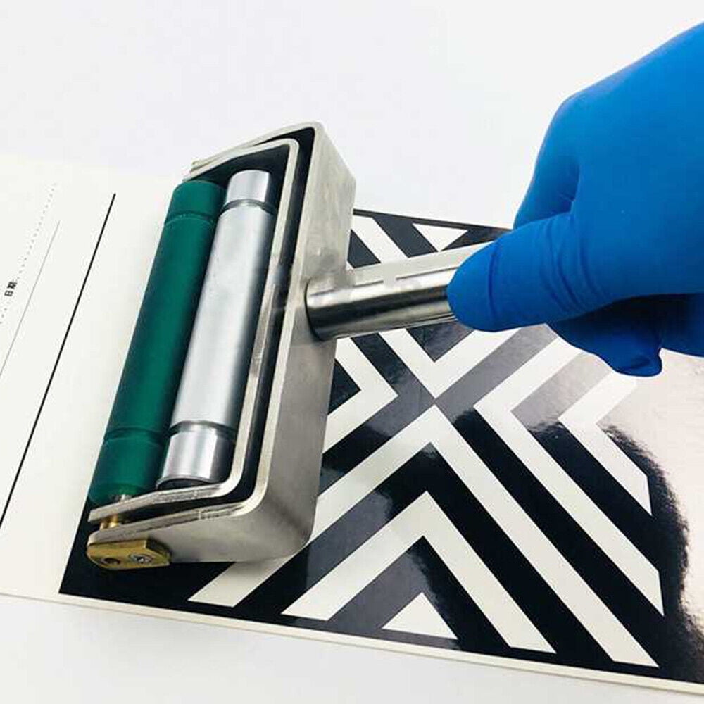 Miumaeov 180 Line Hand Ink Proofer Chrome Anilox + Rubber Roller Manual ...