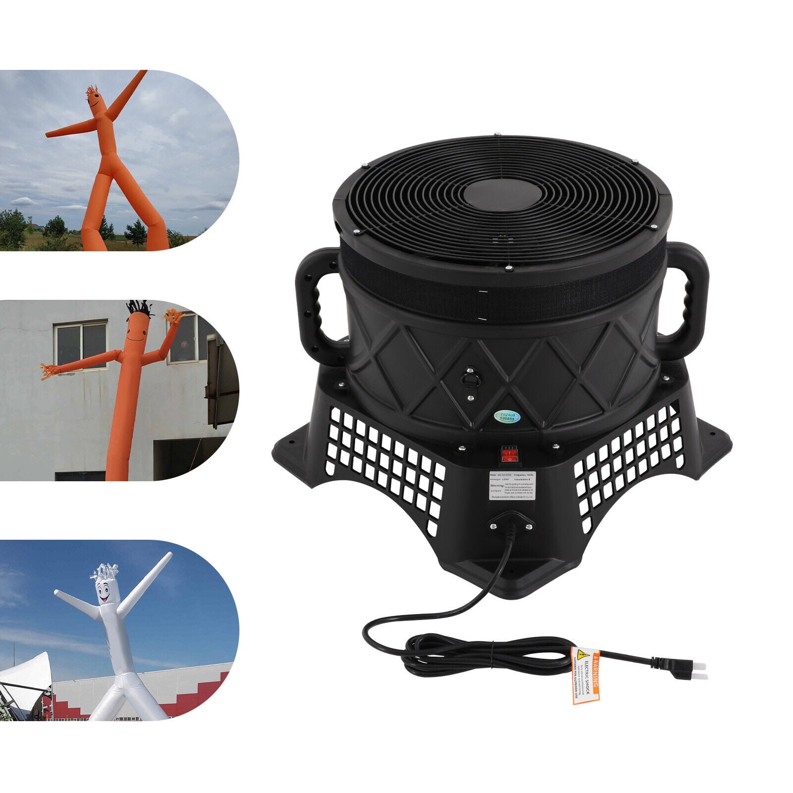 Miumaeov 1HP 750W Air Blower Fan For Inflatable Waving Puppet Electric ...