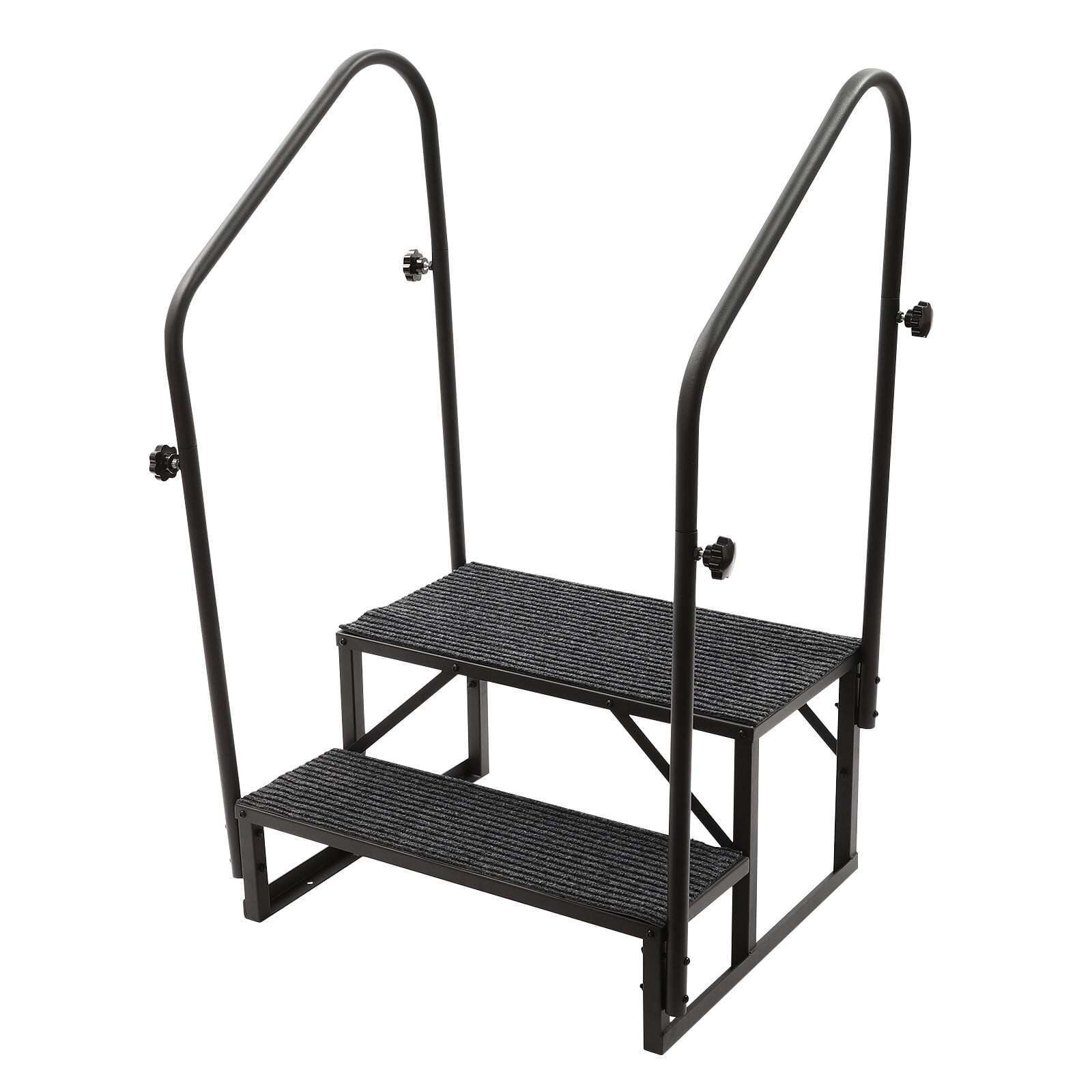 Miumaeov 2-Step RV Step Stair Steps Mobile Home Stairs for Travel ...