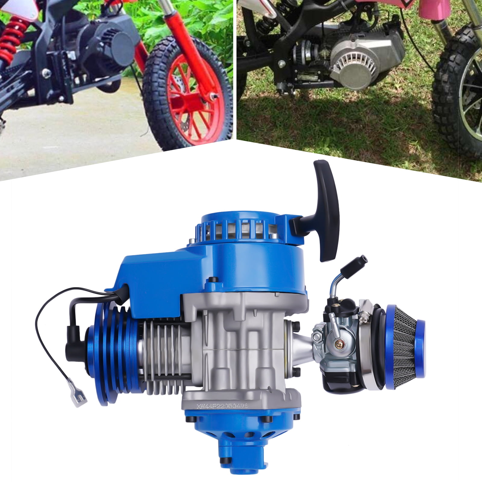 Miumaeov 2 Stroke 49cc Bicycle Petrol Gas Motorized Complete Racing ...