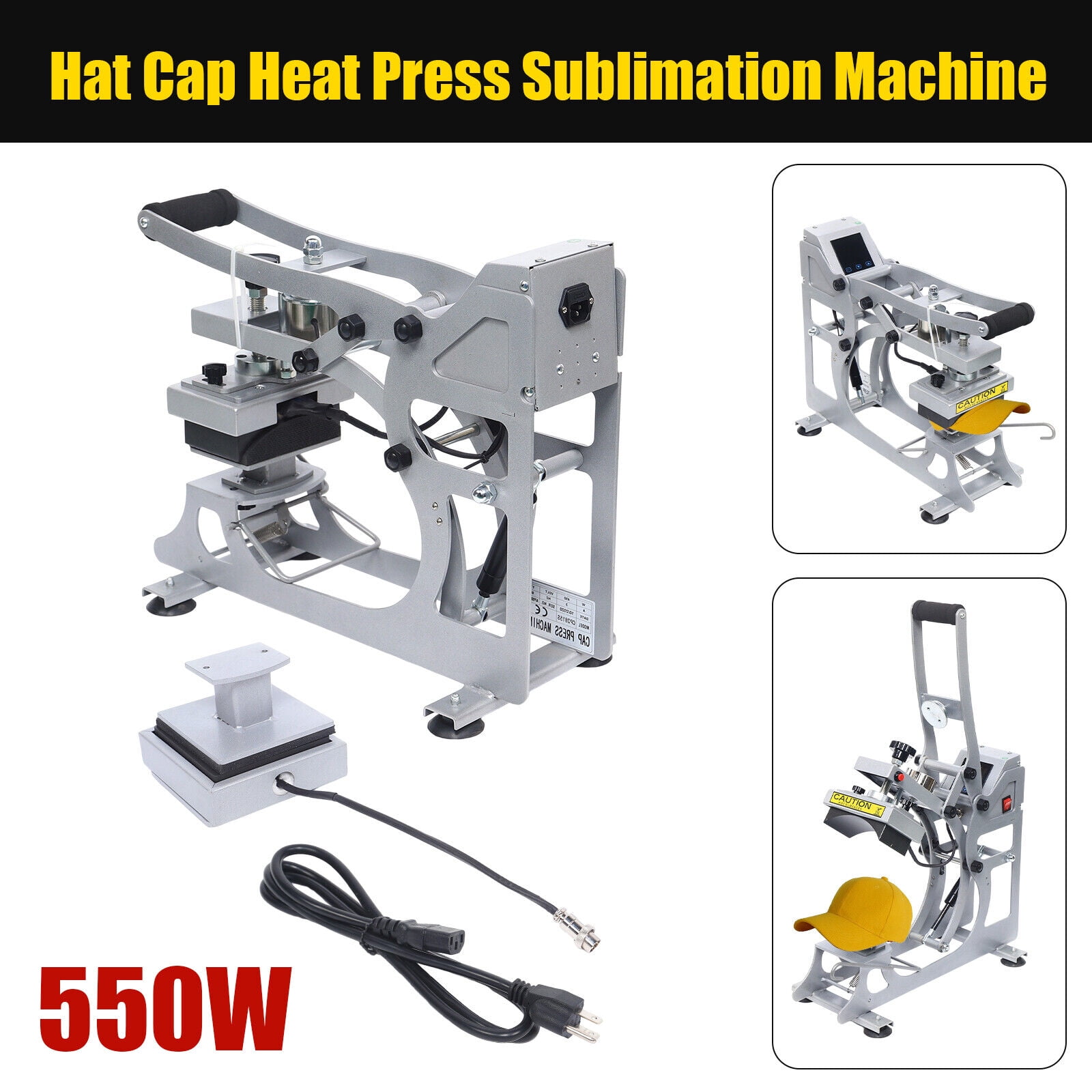 Miumaeov 2-in-1 Industrial Quality Heat Press Machine with Touch Screen ...