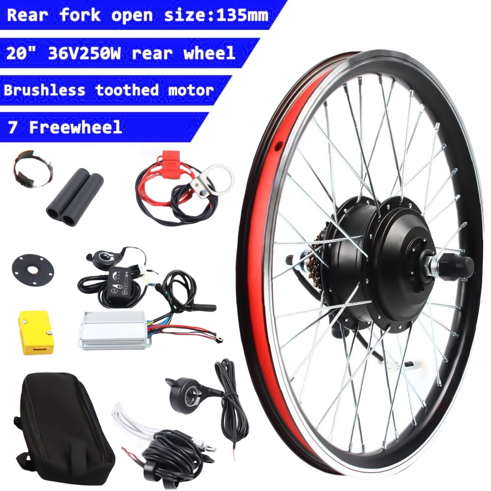 Miumaeov 20" Rear Wheel Conversion Kit Ebike Conversion Kit for ...