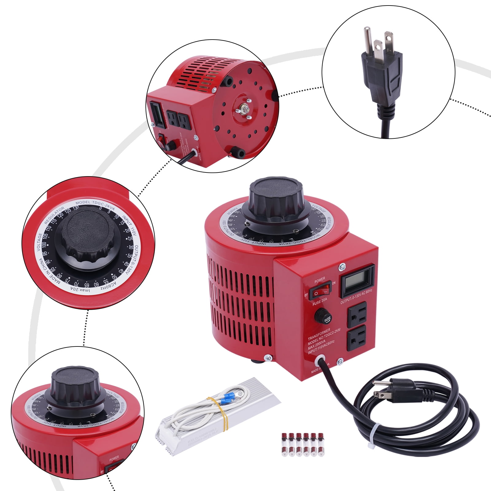 Miumaeov 2000va 3000va Variable Transformer Variable Ac Voltage