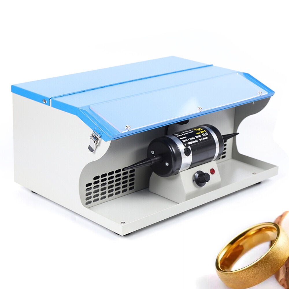 Miumaeov 200W Bench Polishing Buffing Machine Jewelry Tabletop Dust ...