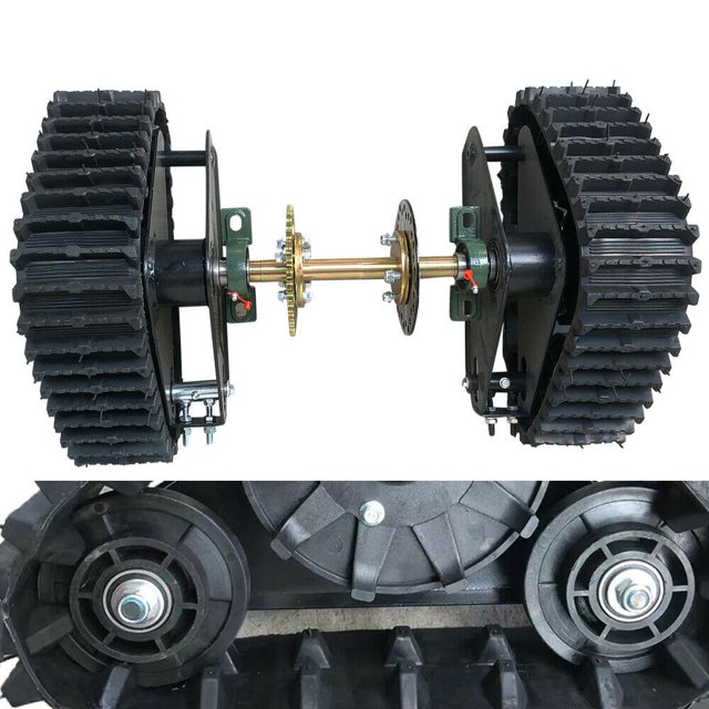 Miumaeov 23.6'' ATV Rear Axle Track Assembly for Gasoline Motor ...