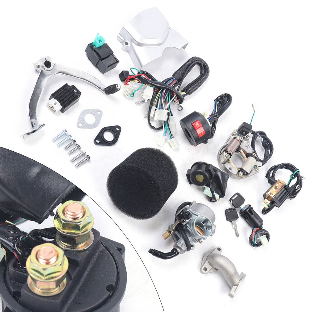 Miumaeov 25CC Semi-Auto Motor Engine 3 Speed Electric Start Single ...