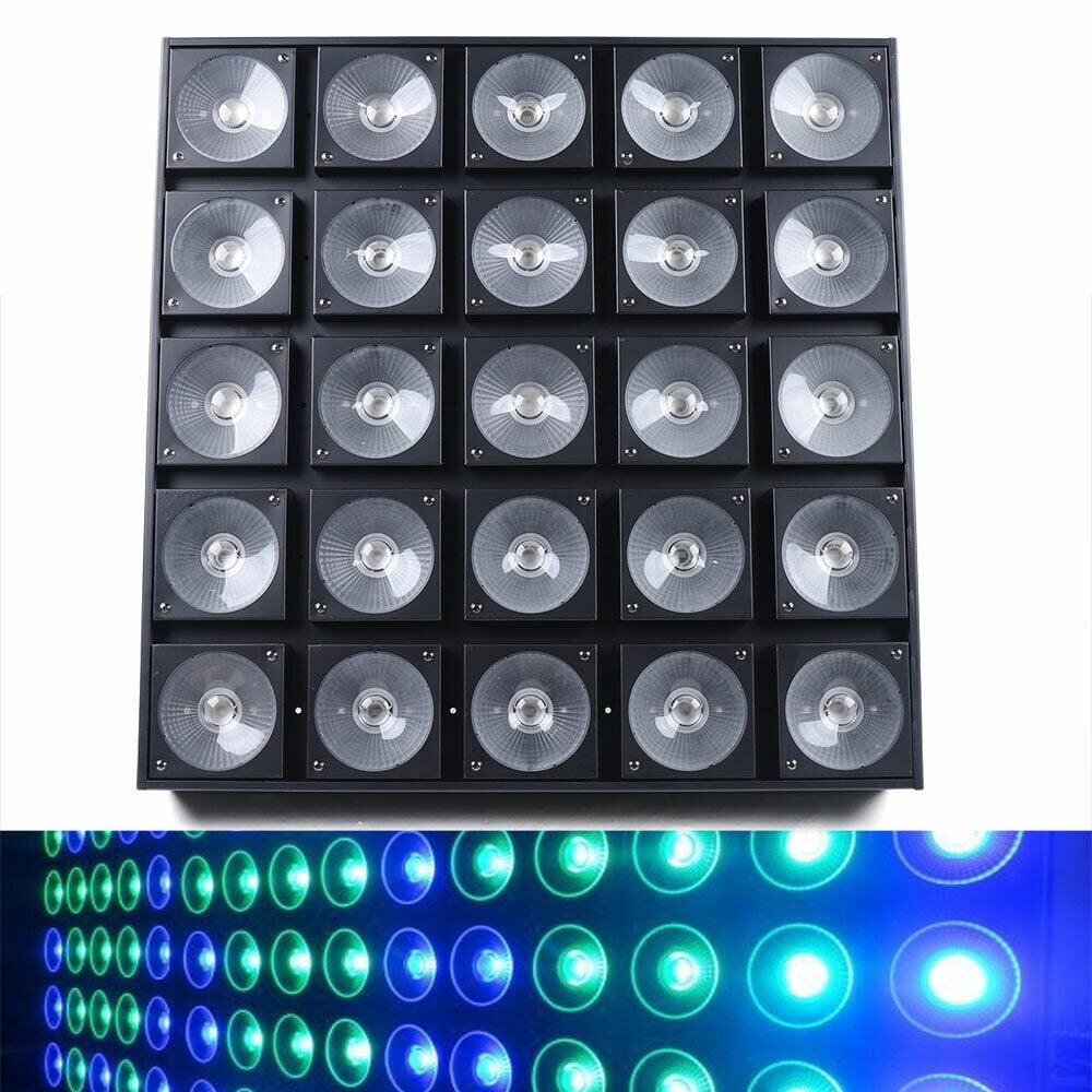 Miumaeov 25x30W LED 3 in 1 RGB 25° Beam COB Blinder Stage Effect ...