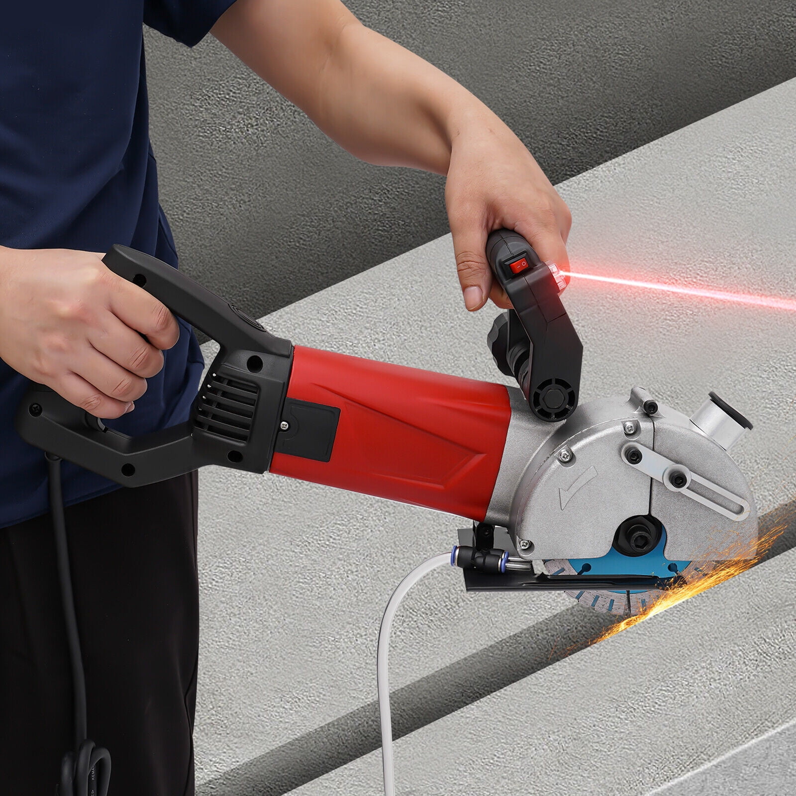 Miumaeov 2800W 220V Electric Wall Groove Cutting Machine Wall Slotted ...