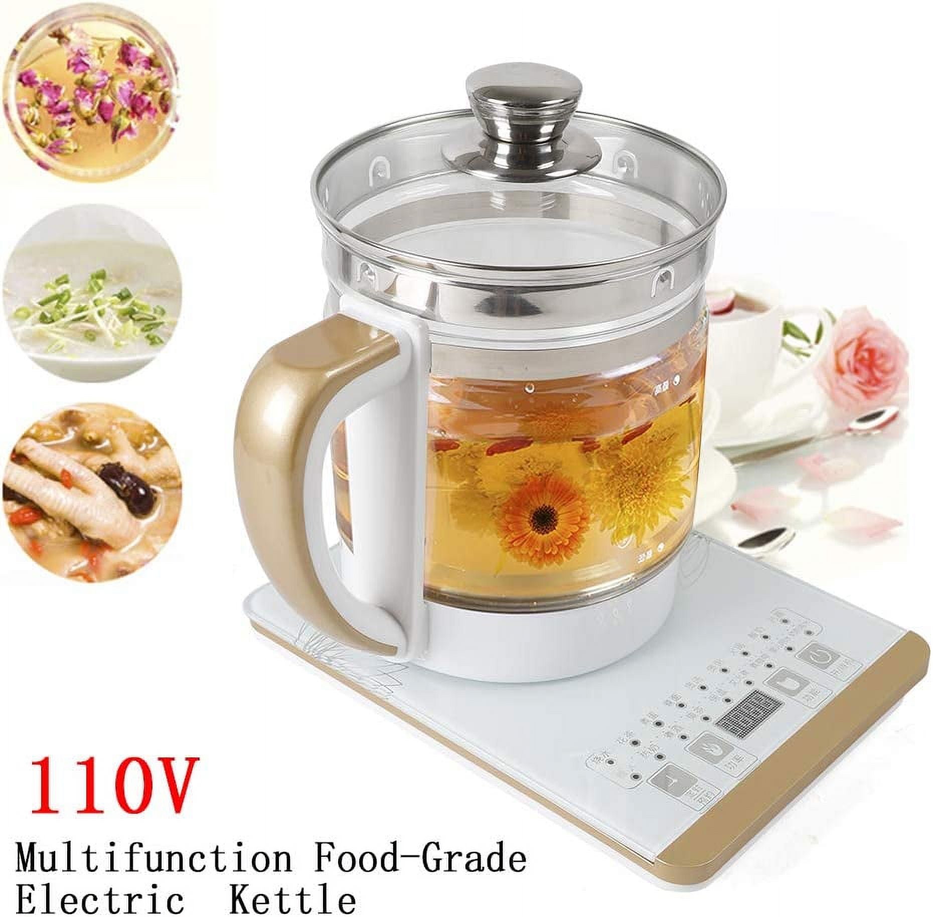 Miumaeov 2L Electric Kettle, Glass Portable Tea Kettle, Smart Touch ...