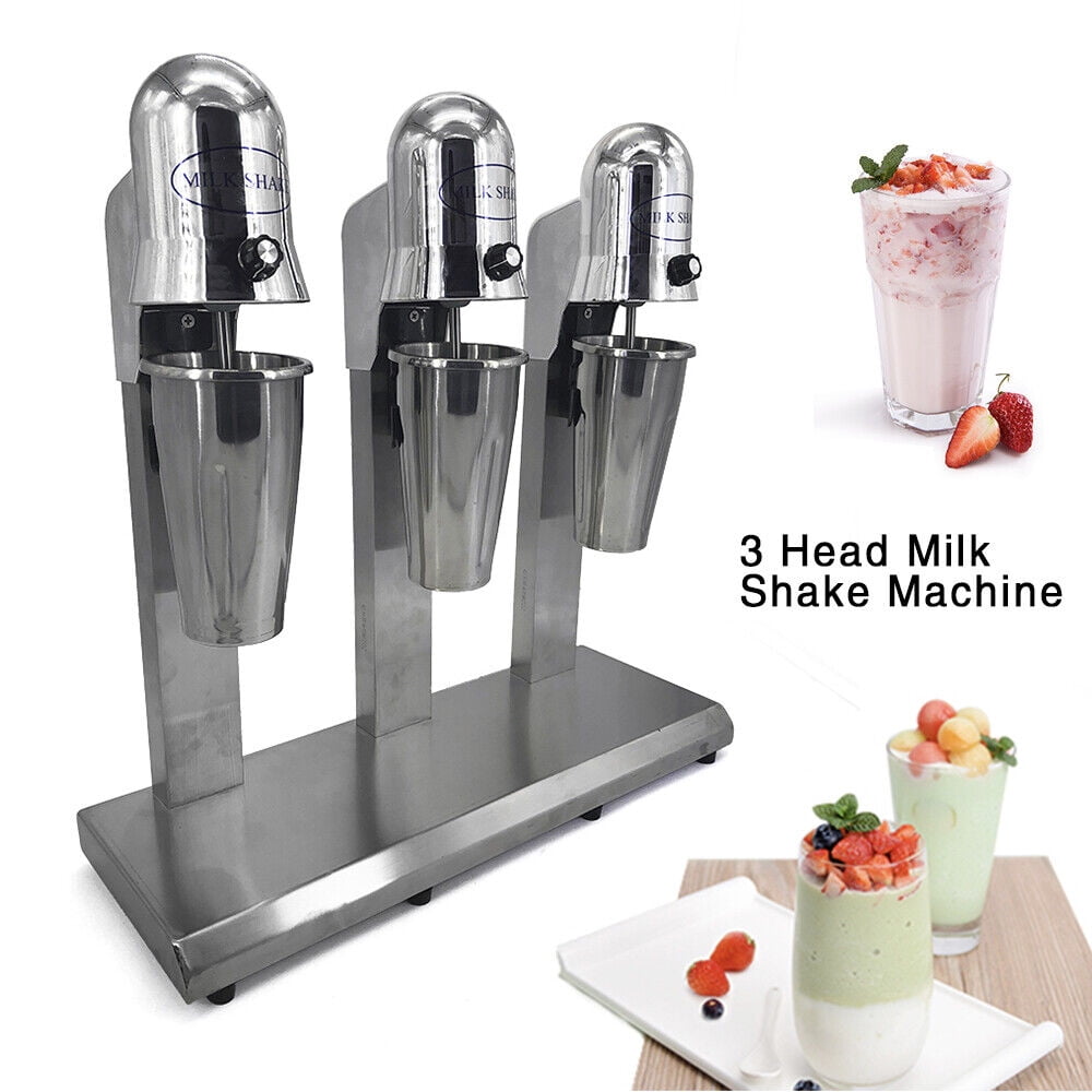 Miumaeov 3-Head Milk Shake Machine Electric Blenders Tea Drink Mix ...