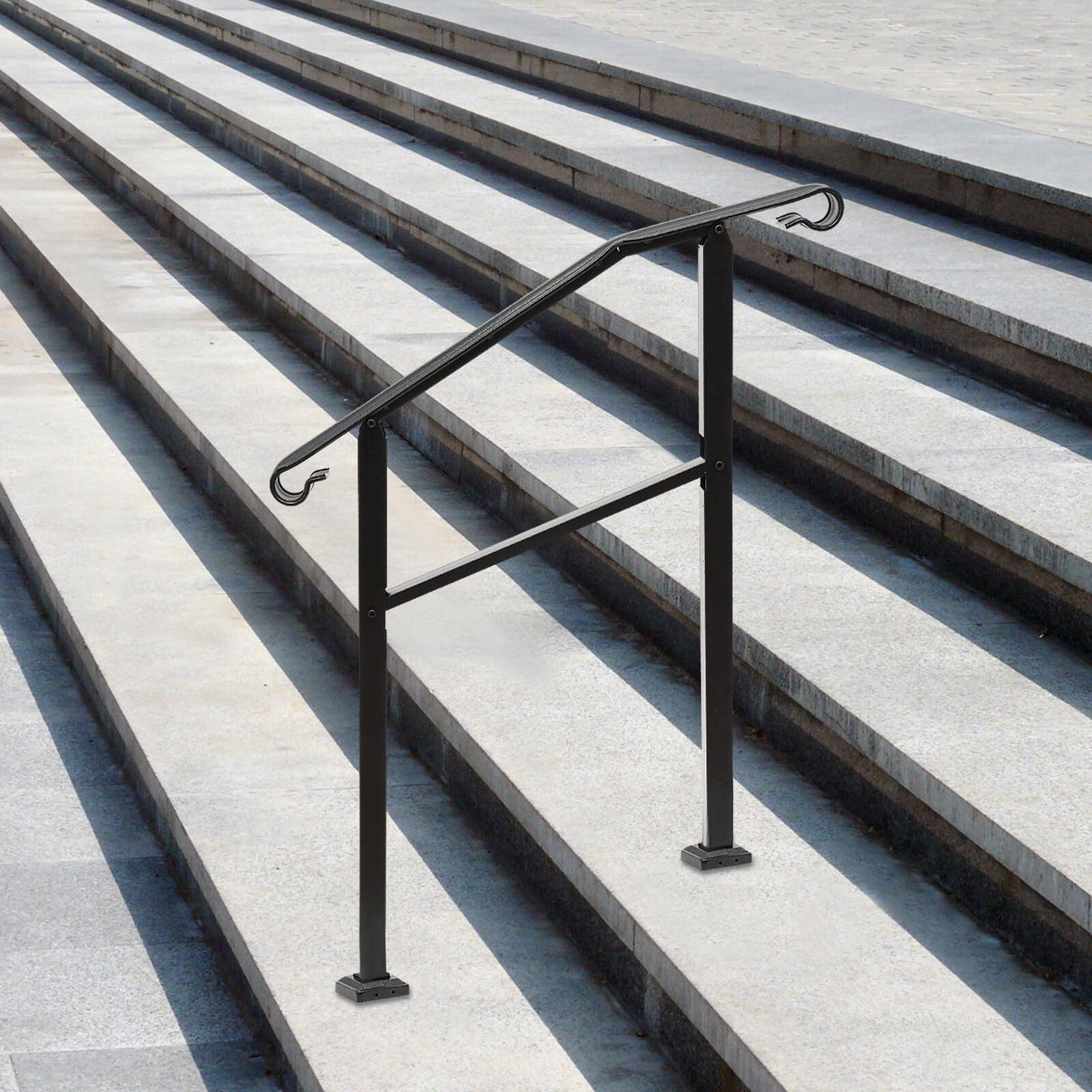 Miumaeov 3-Step Handrail Carbon Steel Hand Rail Staircase Grab Bar ...