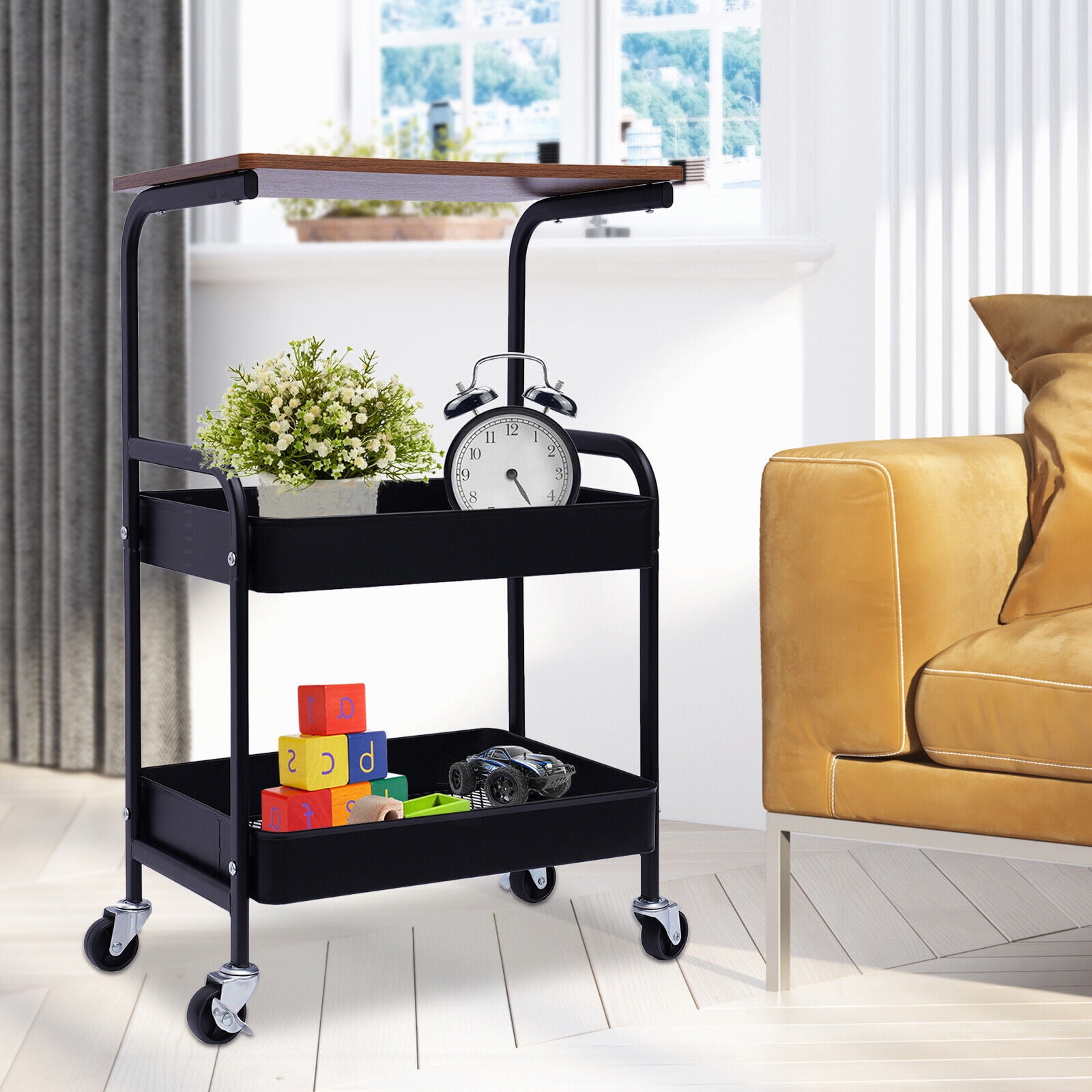 Miumaeov 3 Tier Rolling Printer Cart with Wheels Mobile Laptop Printer ... Miumaeov 3 Tier Rolling Printer Cart with Wheels Mobile Laptop Printer ...
