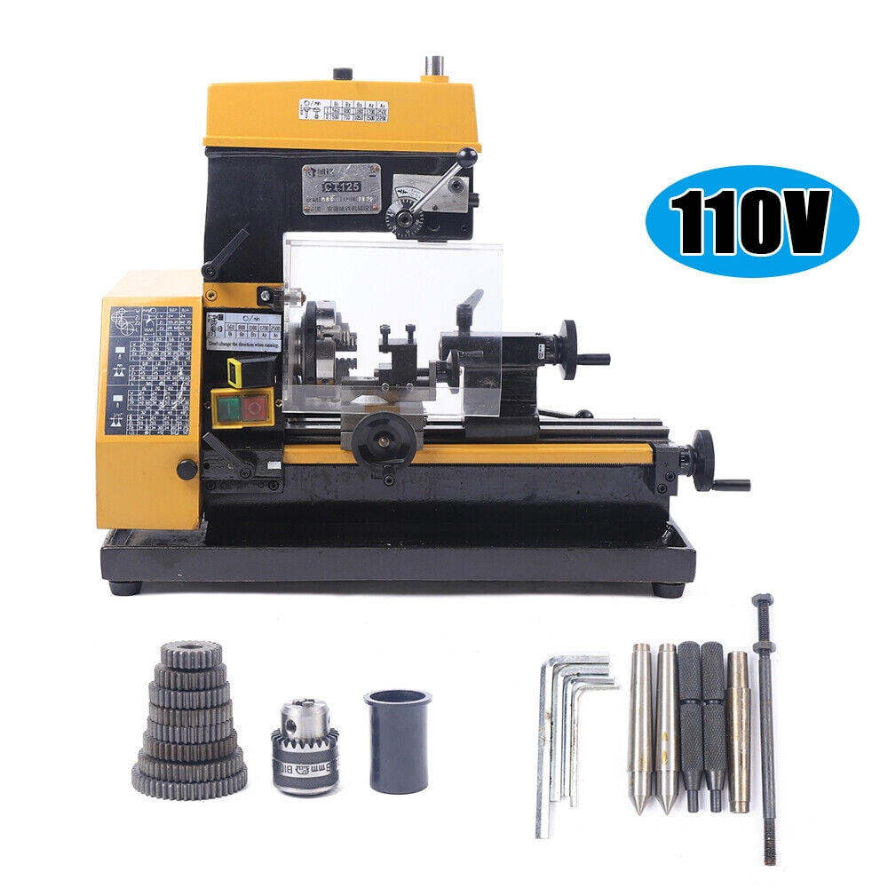 Miumaeov 3-in-1 Micro Multi-function Drilling and Milling Lathe Machine ...