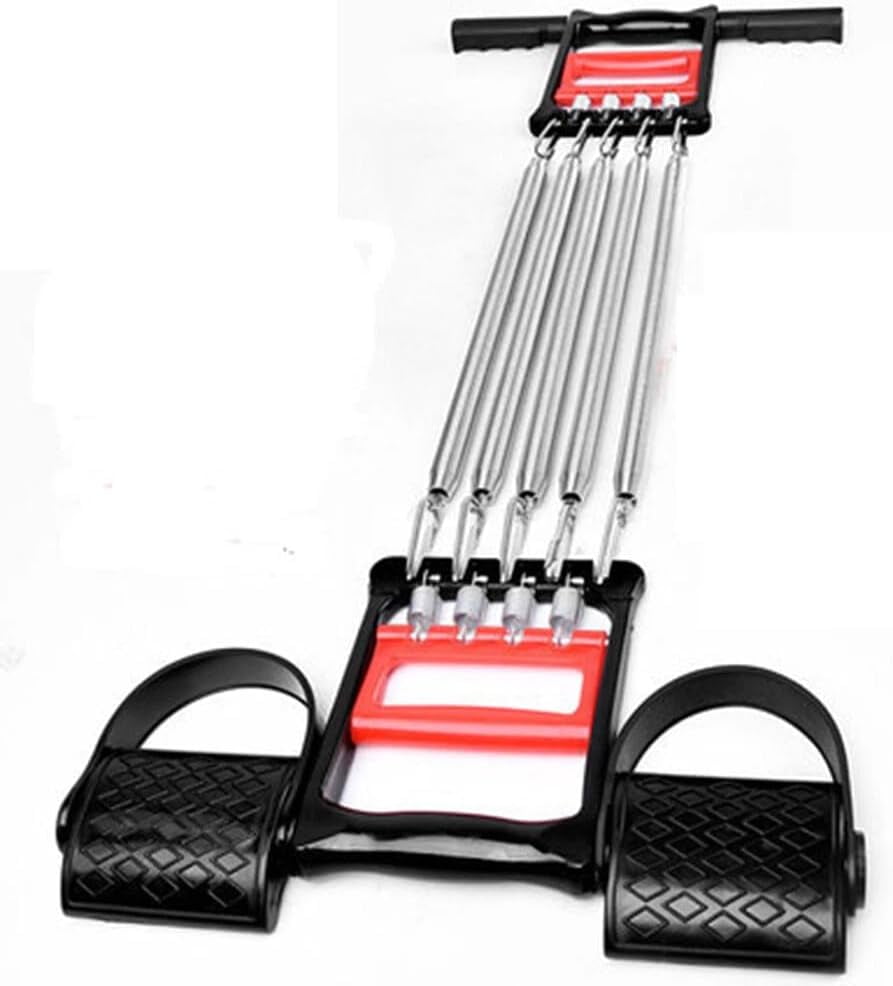 Miumaeov 3-in-1 Spring Chest Expander, Chest Workout Equipment with 5 ...