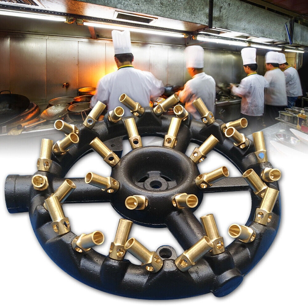 Miumaeov 32 Tips Natural Gas Jet Burner, 176,000 BTU G3/4 Round Shape ...