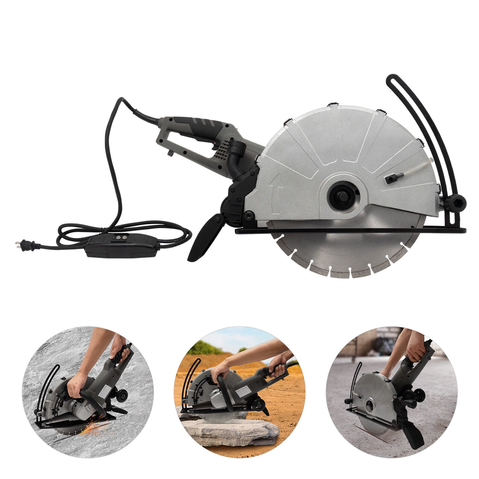 Miumaeov 3500W 110V Electric Cutting Machine 14in Concrete Granite ...