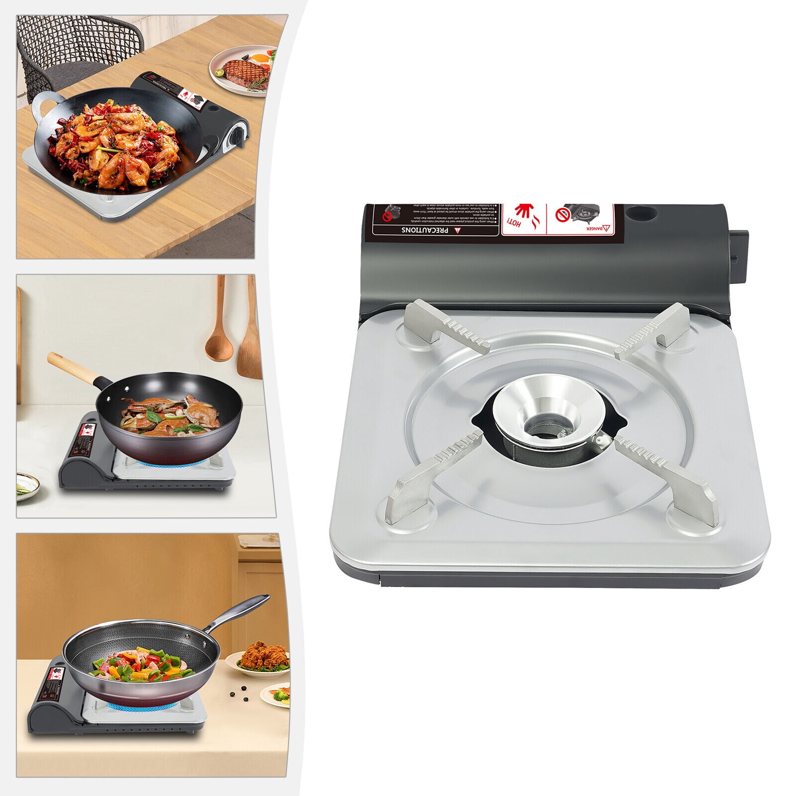 Miumaeov 3500W Tabletop Butane Camping Stove Portable Camping Cooking ...