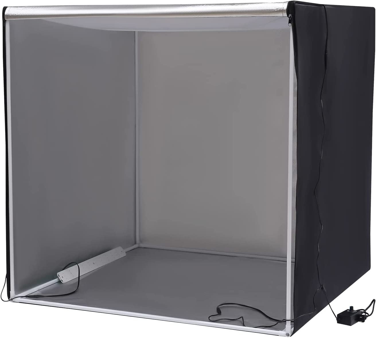 Miumaeov 39"x39" Professional Photo Light Box Photo Studio Box w/ 4*LED ...