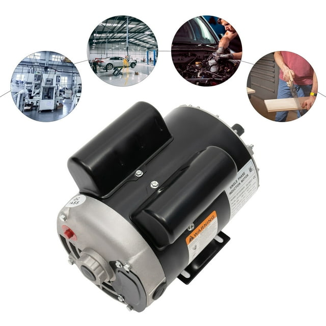 Miumaeov 3HP Air Compressor Electric Motor Single Phase Electric Motor ...