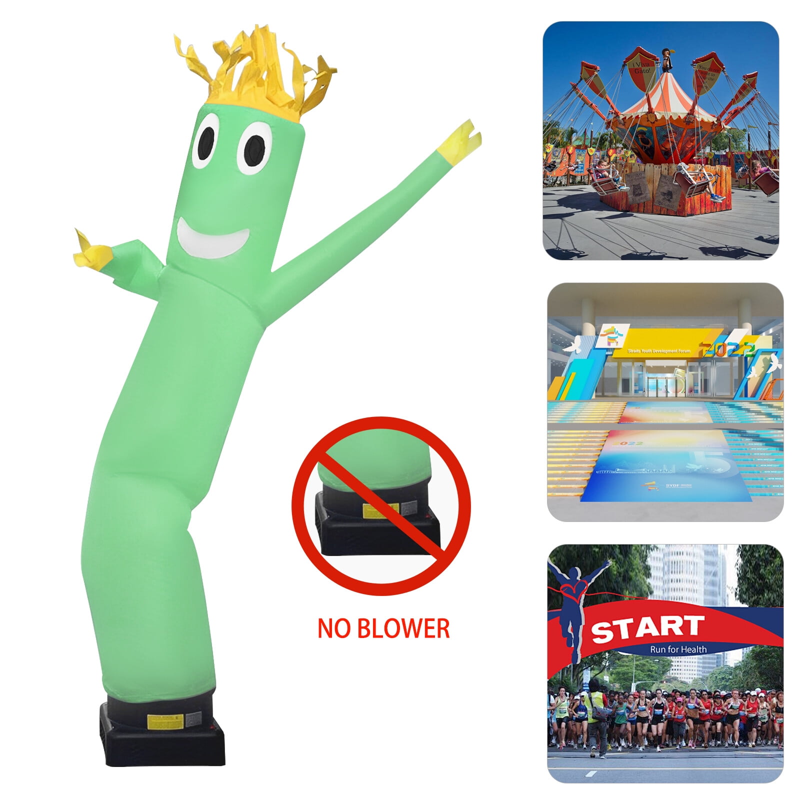Miumaeov 3m/10ft Inflatable Wacky Waving Tube Man Dancing Figure ...