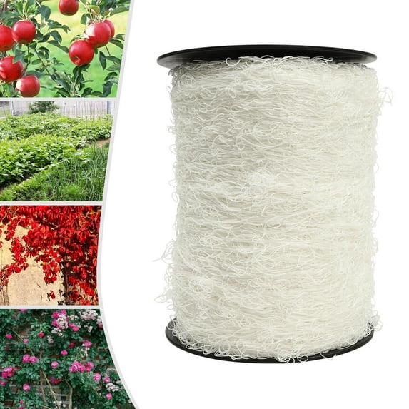 Miumaeov 4*3280ft Heavy Duty Trellis Netting Roll White Rectangle Soft ...