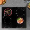 Miumaeov 4-Burners Electric Ceramic Cooktop Built-in Cooktop Stove ...