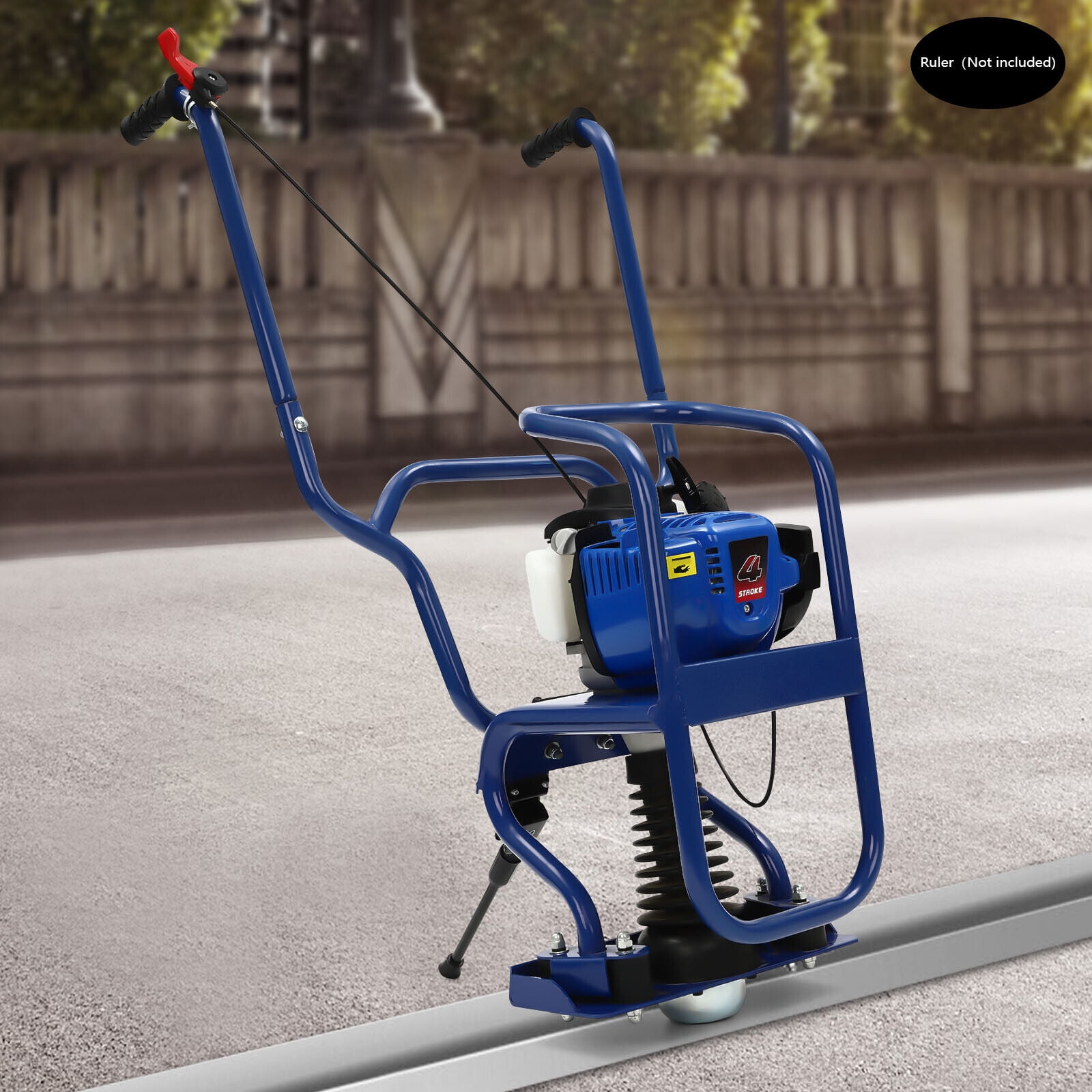 Miumaeov 4 Stroke 37.7cc Screed Cement Vibrator Gas Concrete Wet Screed ...