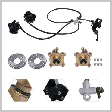 Miumaeov 4 Stud Front Steering Knuckle Spindle with Wheel Hub Brake ...