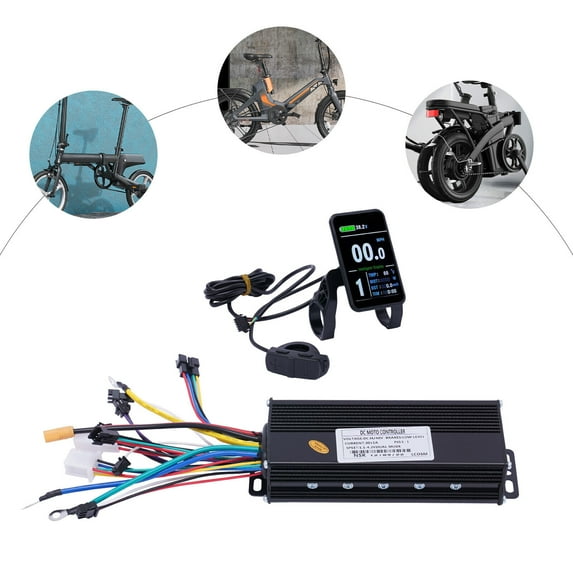 Miumaeov 48V 1200W Electric Bicycle E-Bike Brushless Controller Kit ...