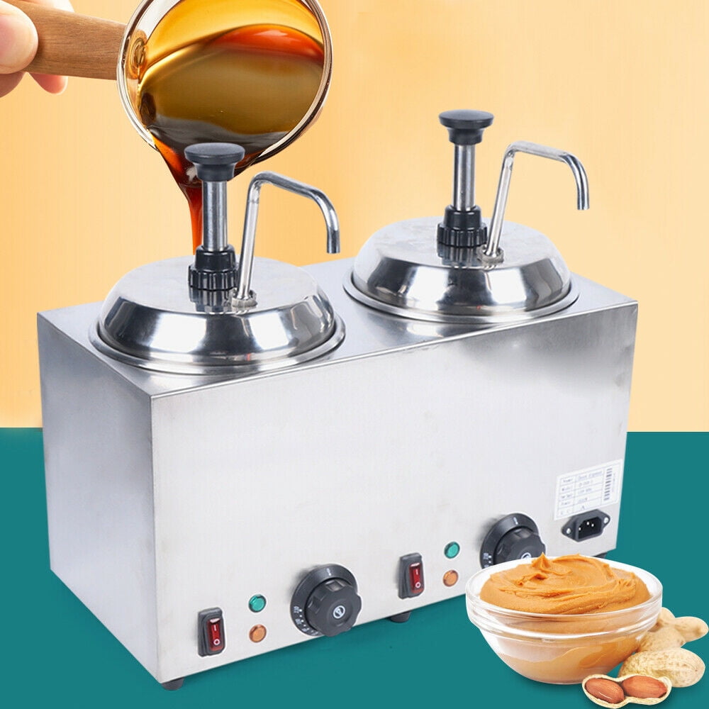 Miumaeov 4L Cheese Melter Hot Fudge Condiment Melter Nacho Cheese Sauce ...
