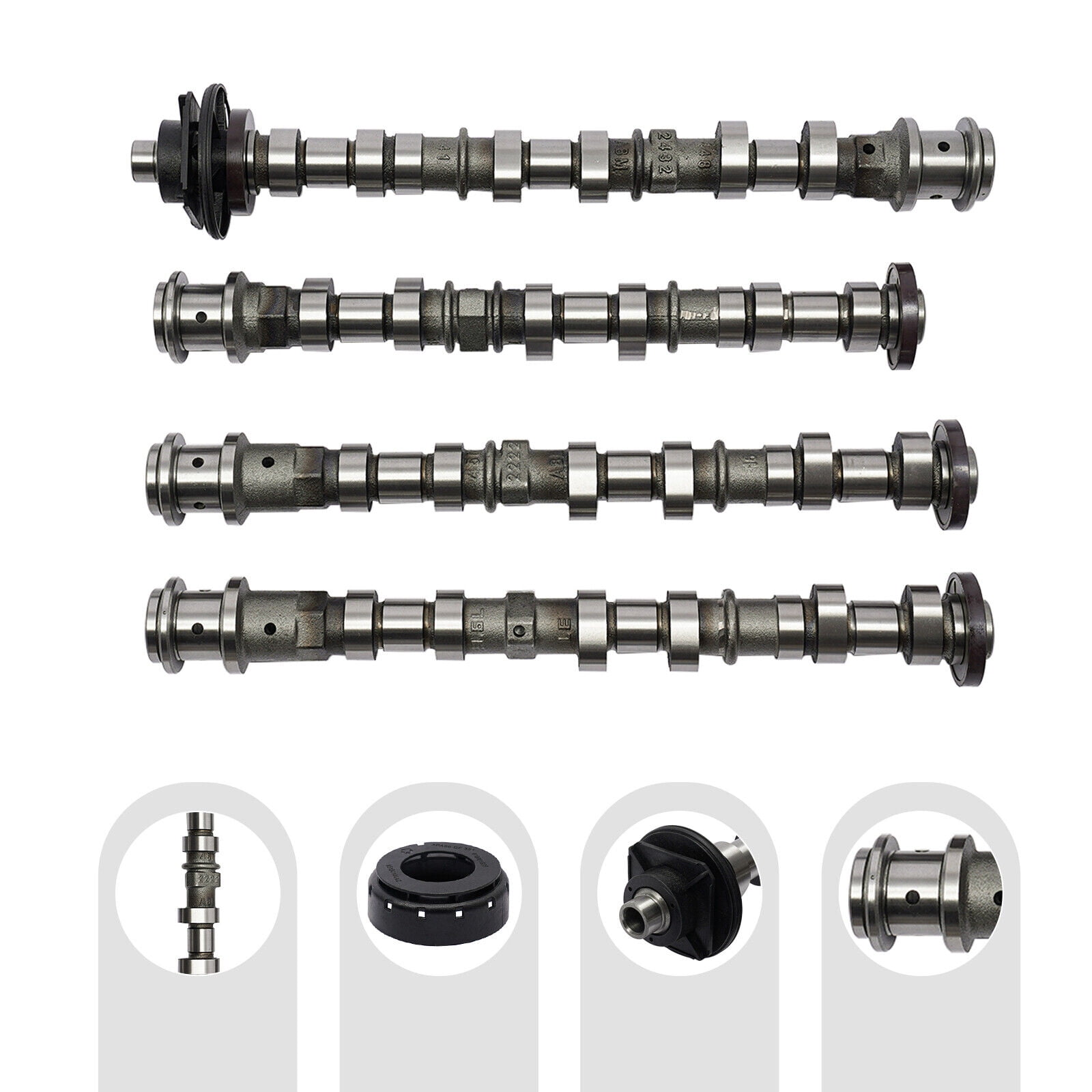 Miumaeov 4Pcs Engine Camshaft Fit For 2011-2018 Jeep Dodge Chrysler Ram ...