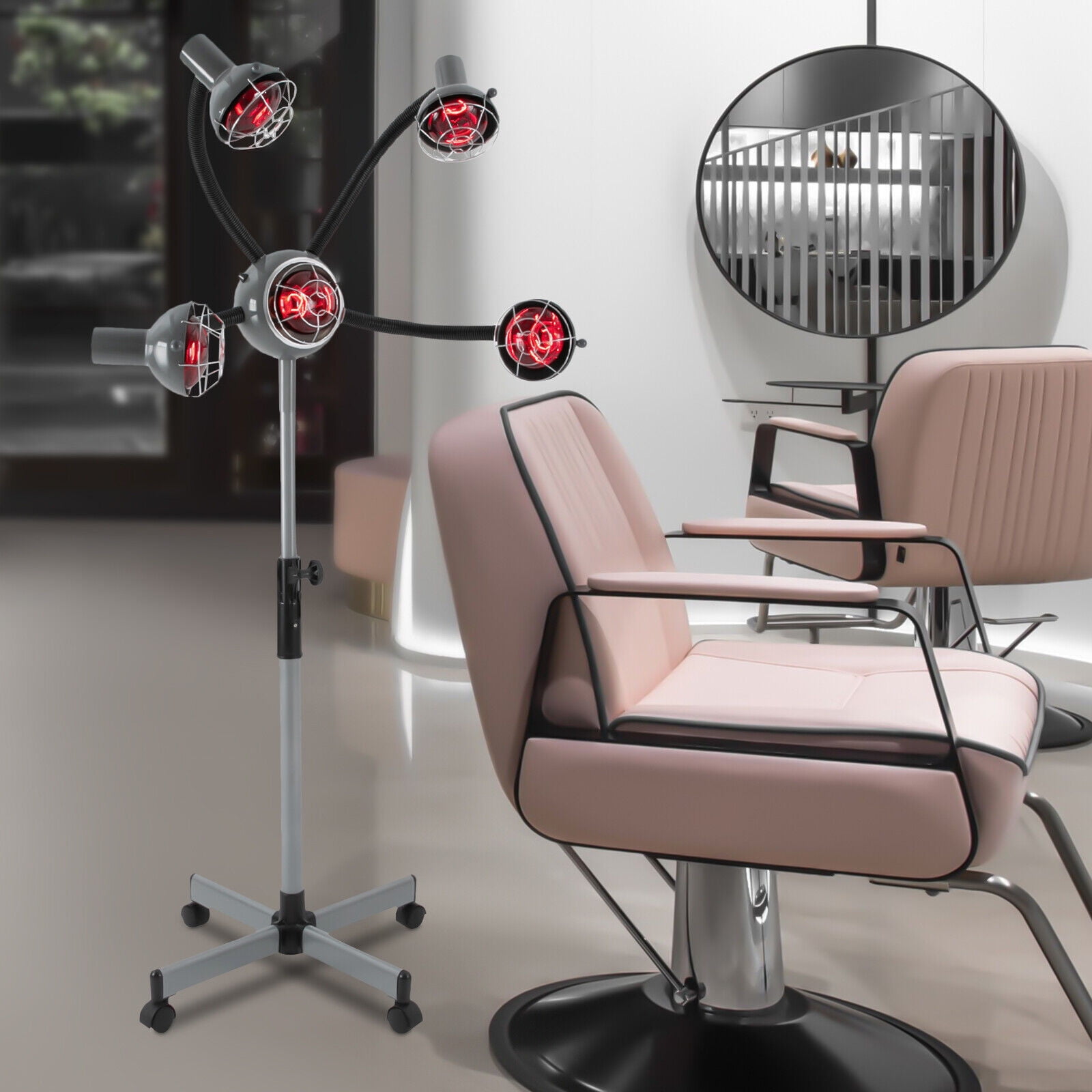 Miumaeov 5 Head Hairdress Heater Hair Salon Infrared Heat Lamp ...