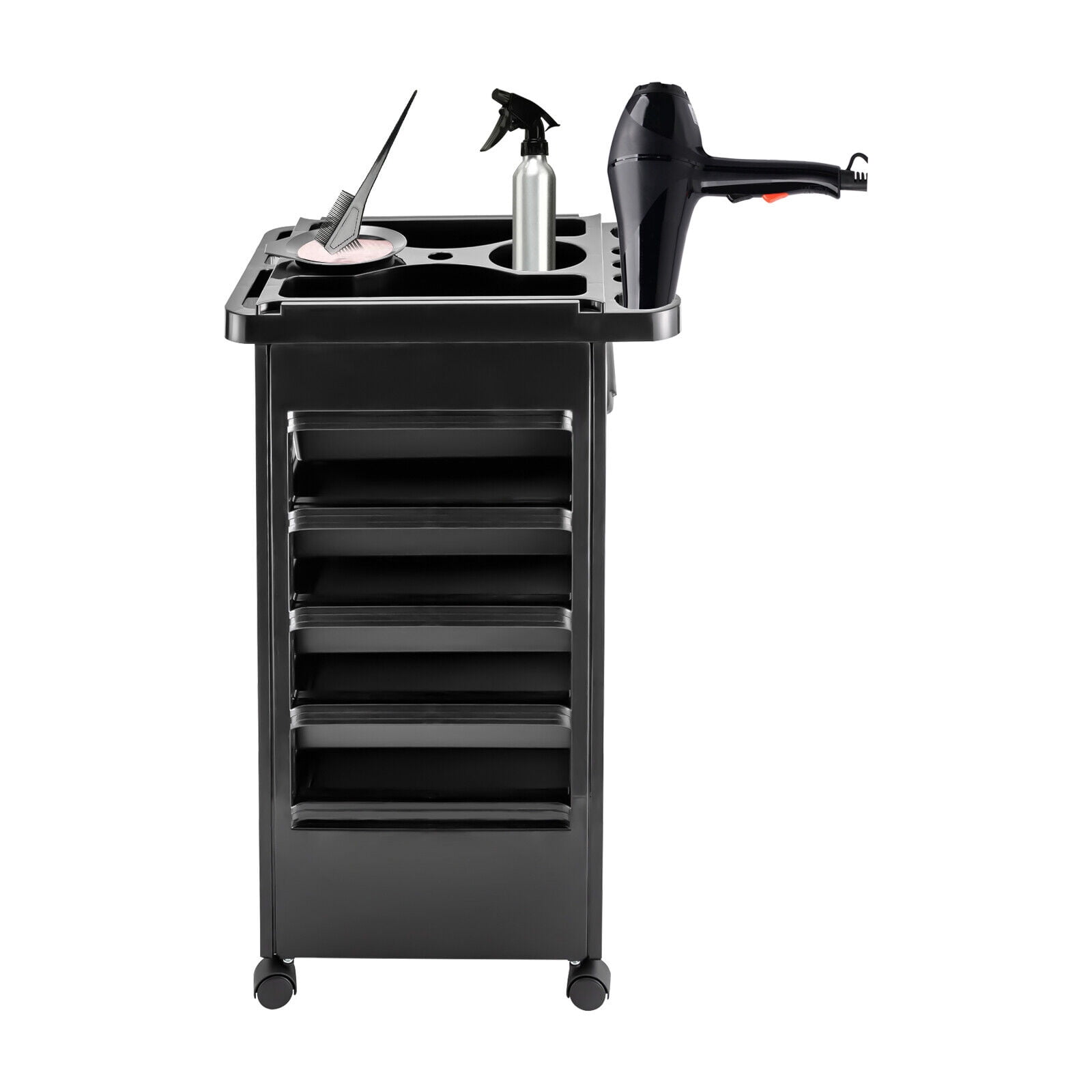 Miumaeov 5 Layer Rolling Trolley Cart With Wheels Salon Spa Styling Station Beauty Tattoo
