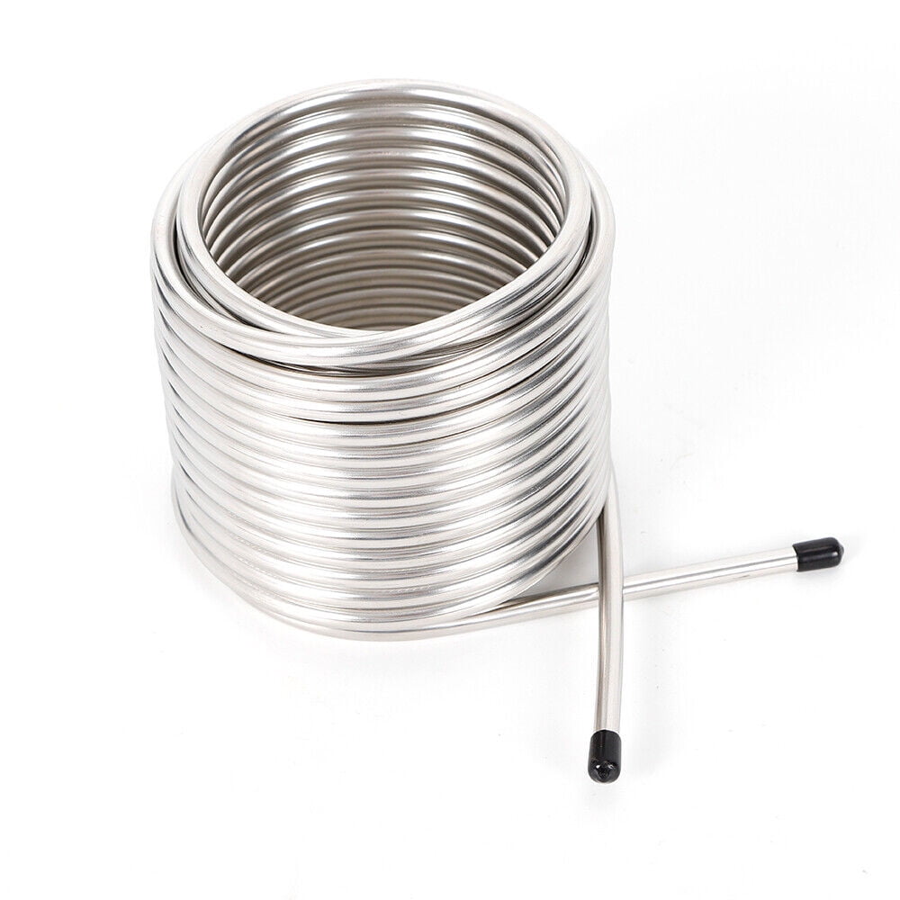 Miumaeov 50' Stainless Steel Wort Chiller Cooling Coil Pipe Home ...