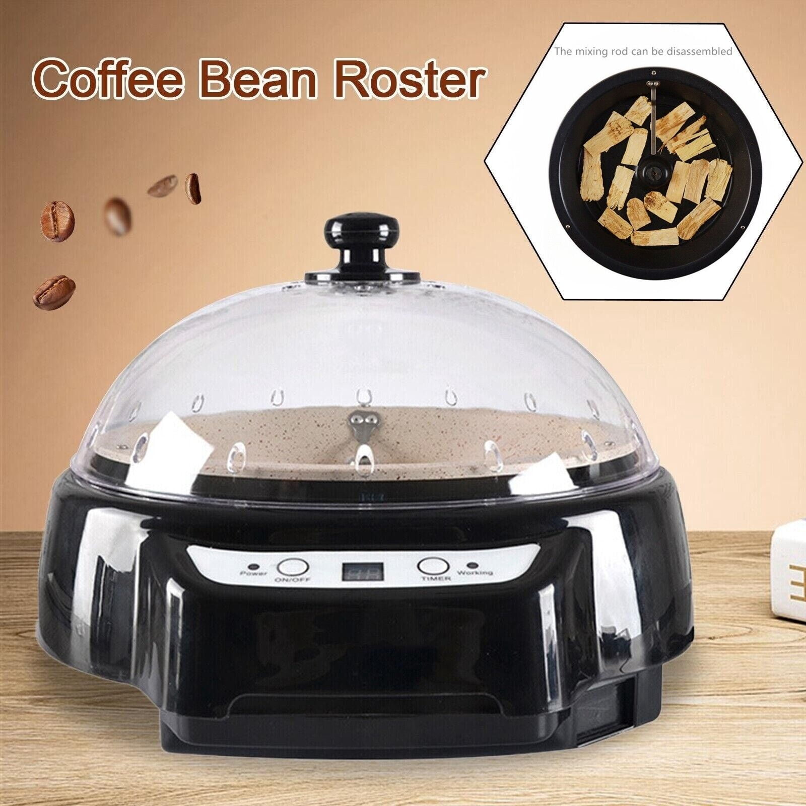 Miumaeov 500W Automatic Electric Coffee Bean Roaster 110V Home Use ...