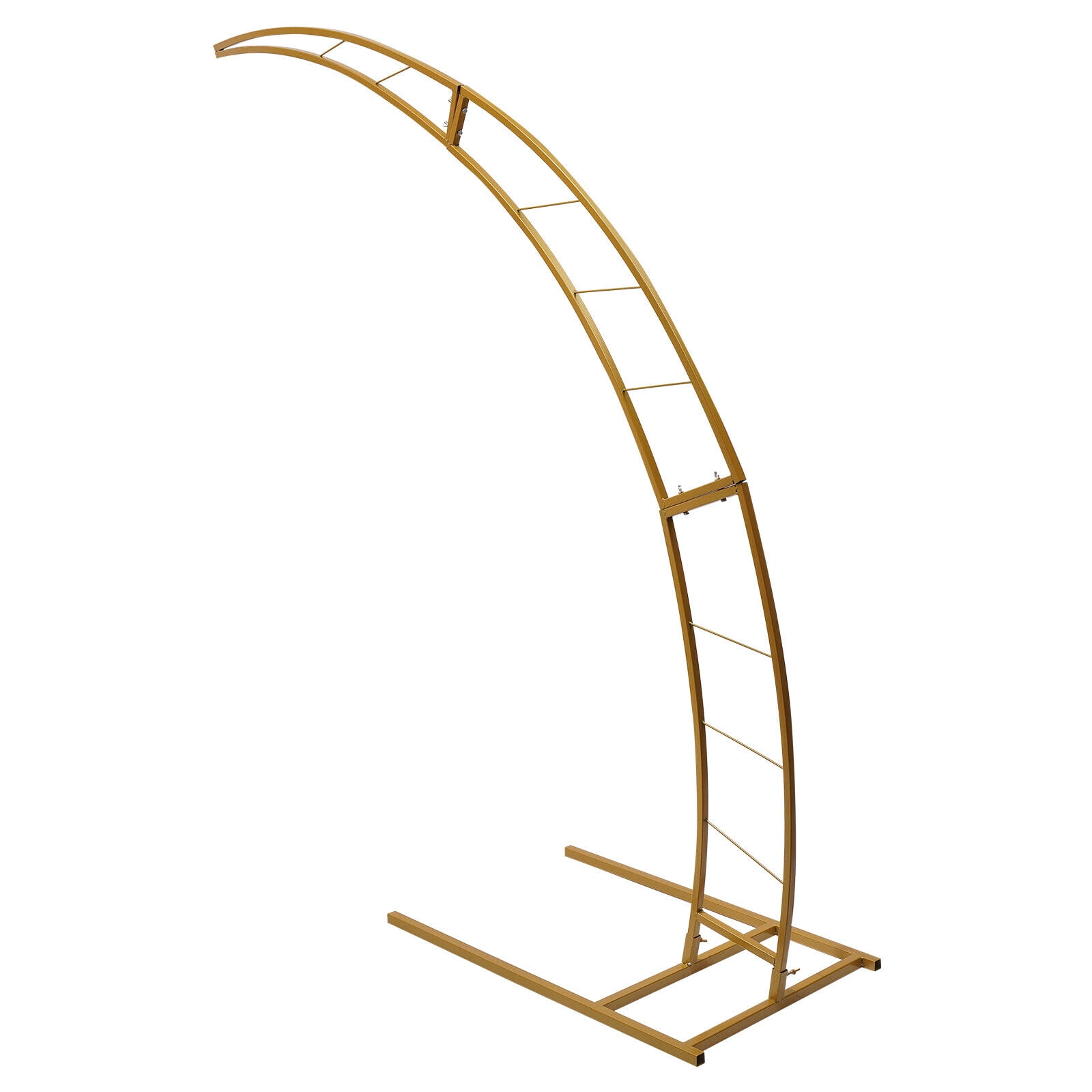 Miumaeov 6.5ft Metal Crescent Moon Arch Wedding Party Flower Backdrop ...