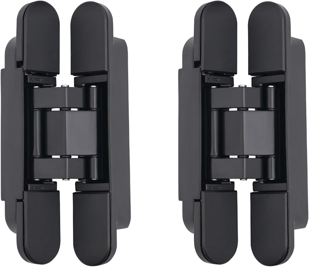Miumaeov 6 Inch Hidden Door Hinges, 2PC Heavy Duty Concealed Hinges, 3 ...