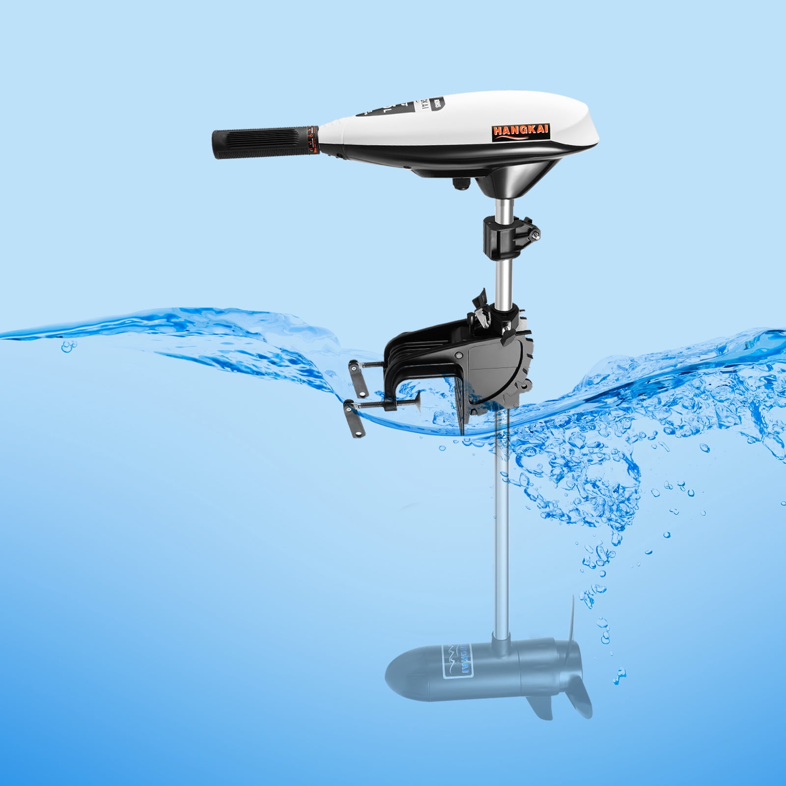 Miumaeov 65lbs Thrust Electric Trolling Motor, Boat Fishing Motor with ...