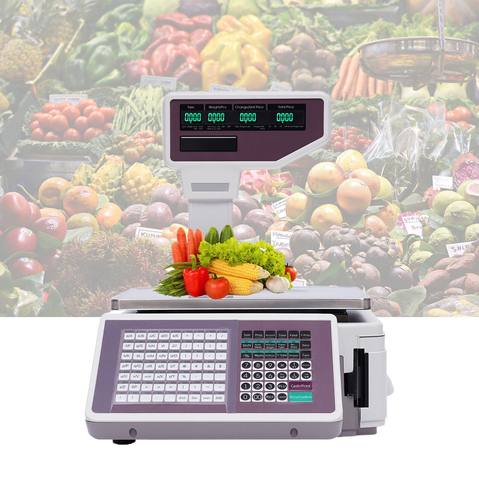 Miumaeov 66LB 30KG Electronic Weight Scale Digital Price Computing ...